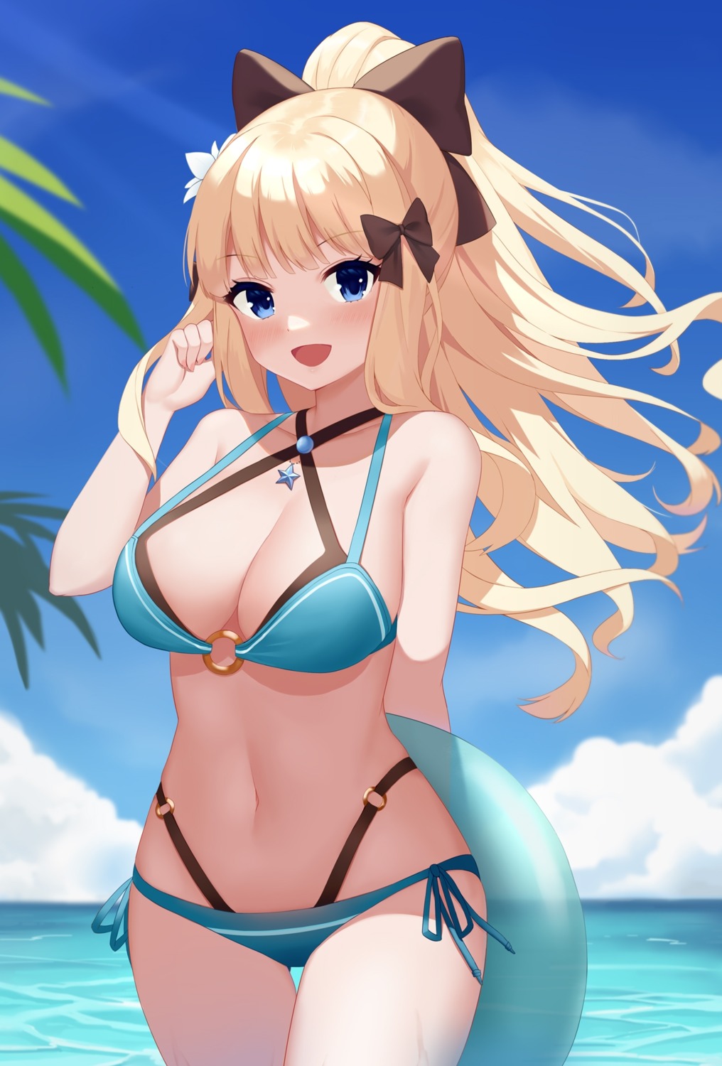 kirisame koiiro princess connect princess connect! re:dive sasaki saren bikini swimsuits ...